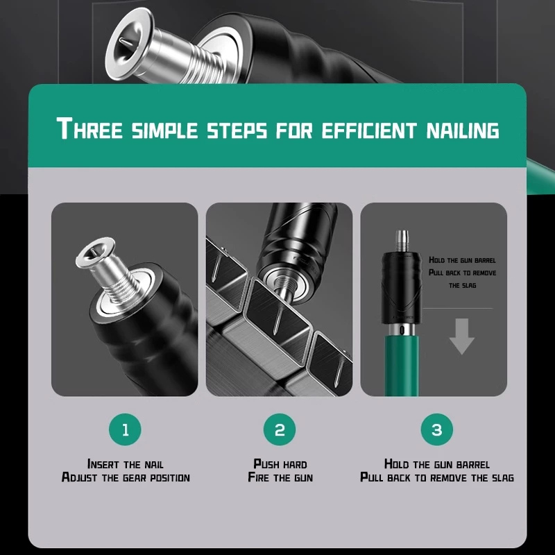 High Quality Manual Nail Gun for Ceiling Fixing & Pipe Clamp Paku ...