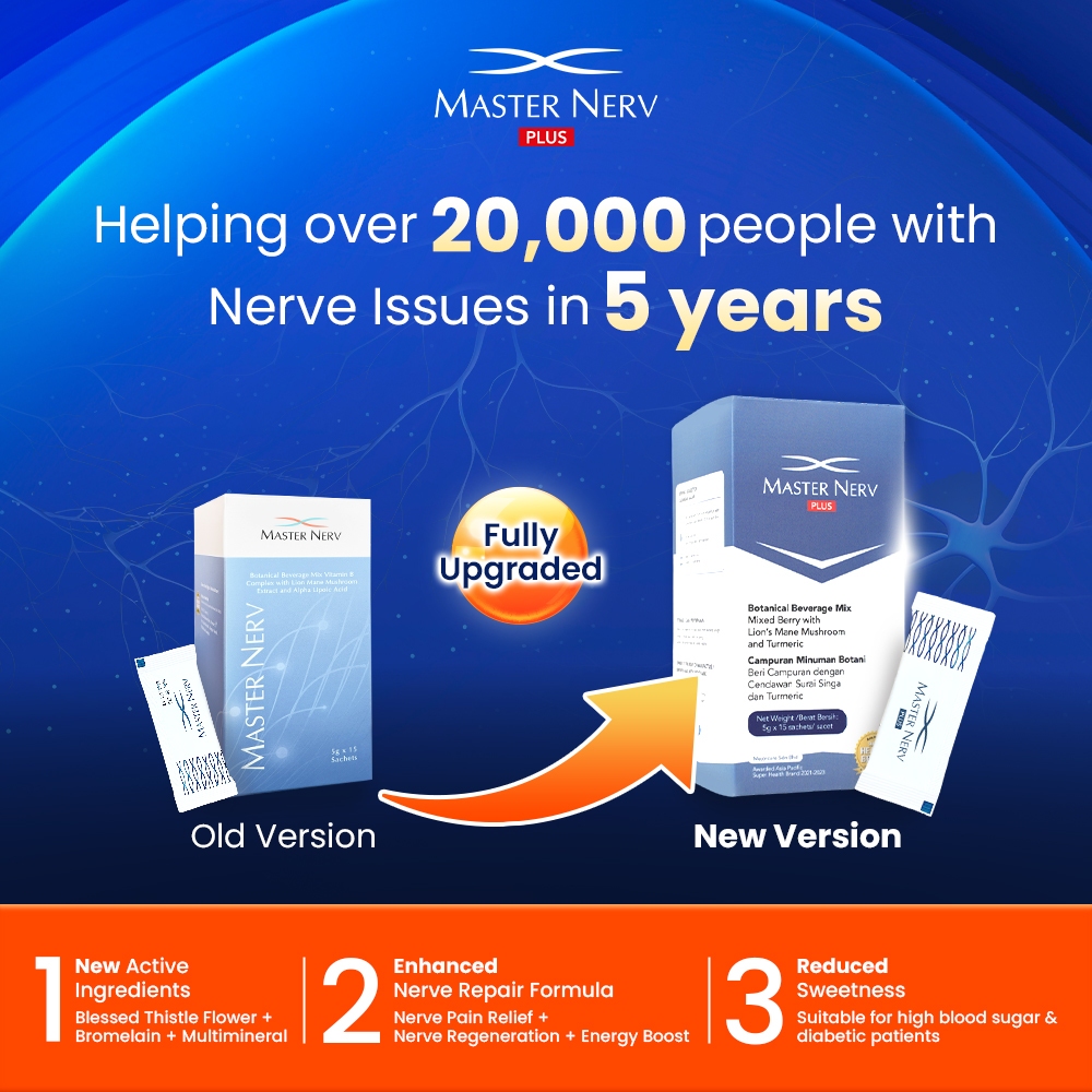 【MASTER NERV】PLUS Nerve Pain Repair High Cholesterol Blood Pressure ...