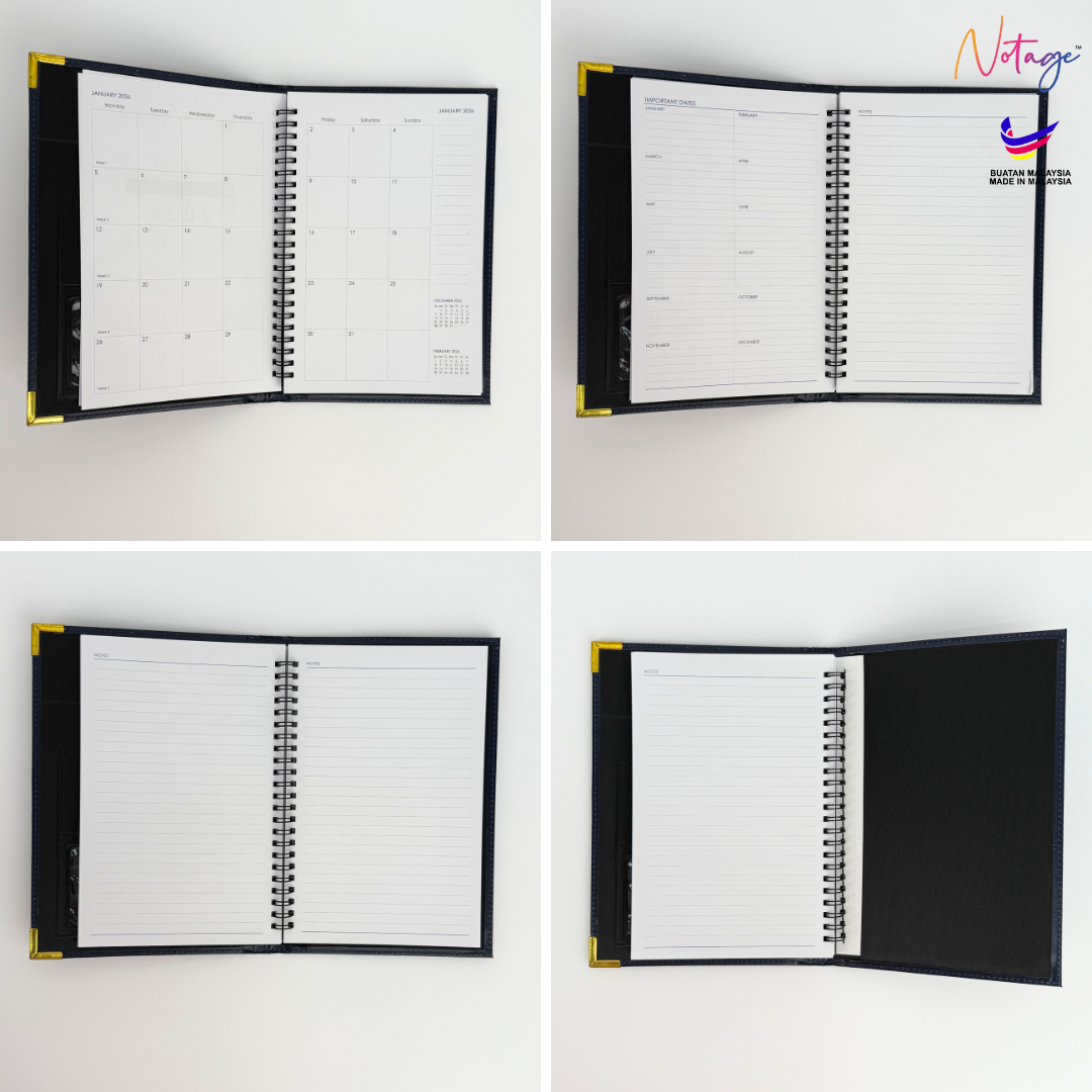 Executive Log Songket Batik 2026 Planner Notebook Diary Journal ...