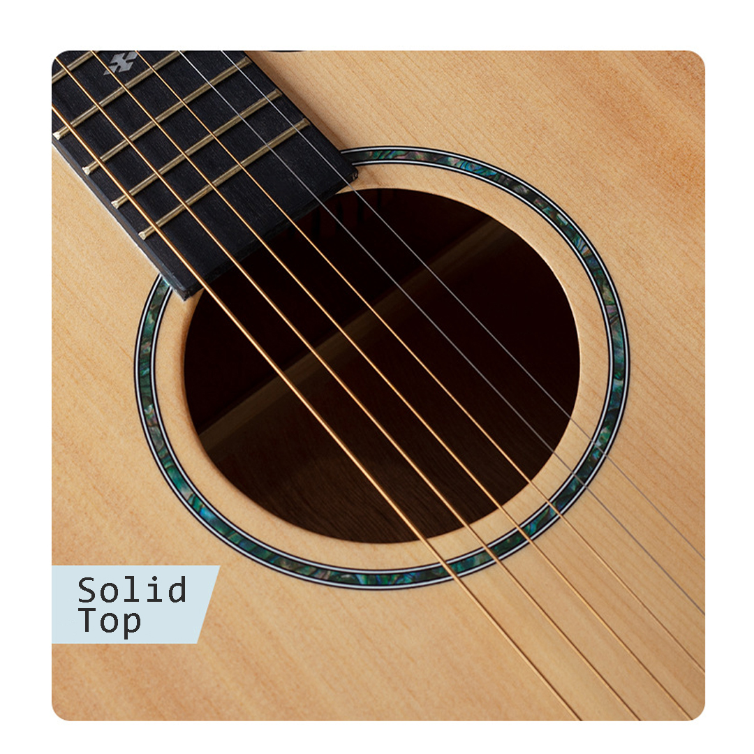 Solid Top Acoustic Guitar. acoustic guitar / Gitar package Acoustic ...