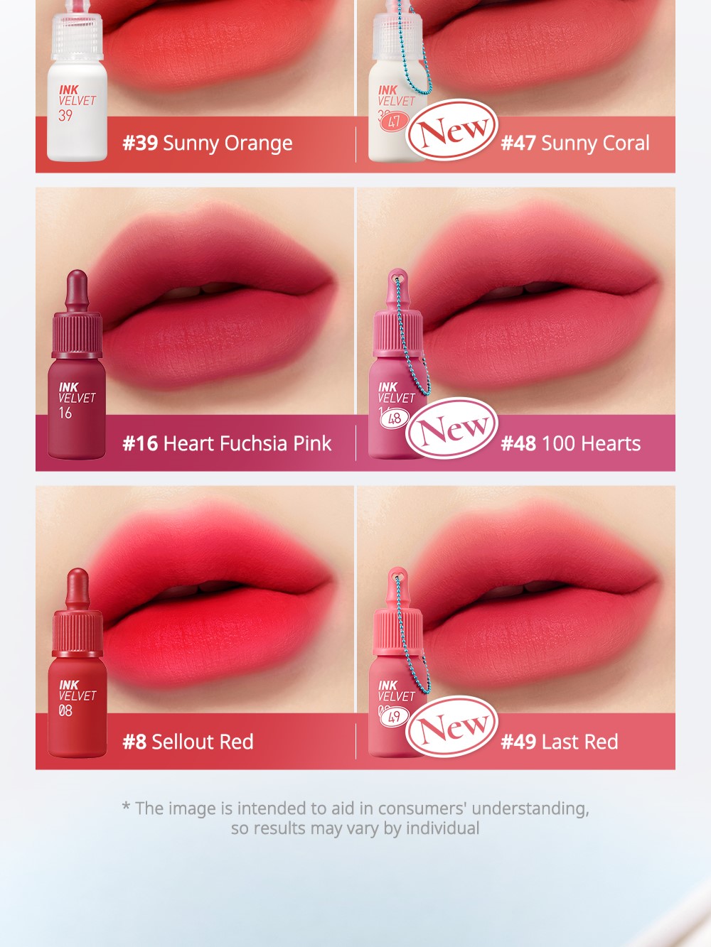 PERIPERA Ink Velvet Tint [Shades #45 - #49] | Shopee Malaysia
