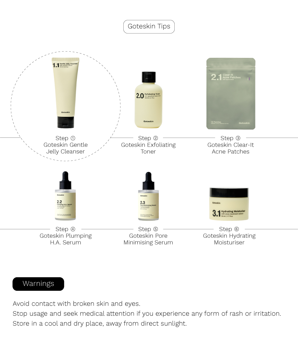 Goteskin Gentle Jelly Cleanser | Shopee Malaysia