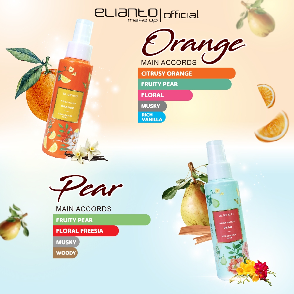 Elianto Perfumed Body Mist (100ml) Body Spray Fragrance Mist Pewangi ...