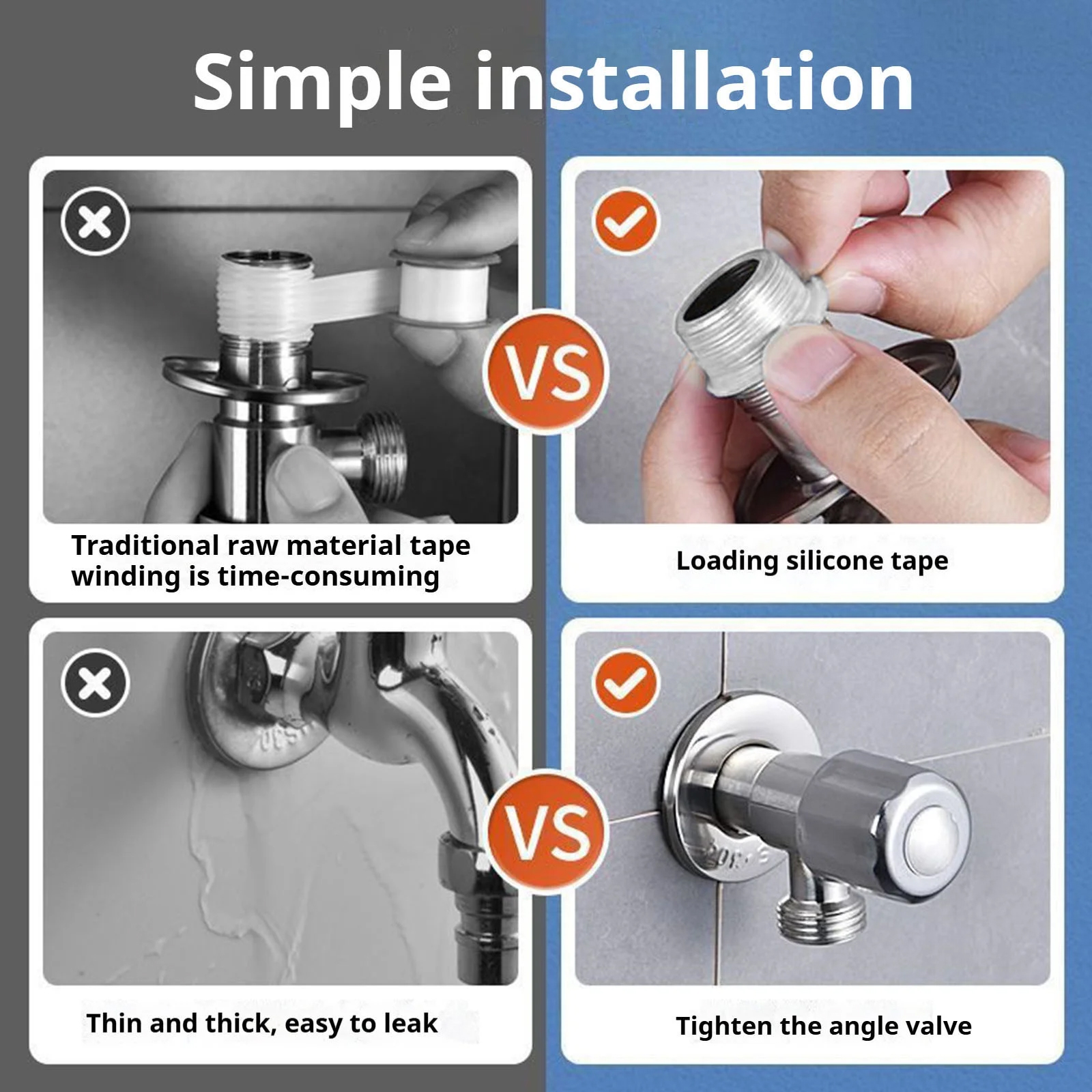 16-20MM (2pcs)Water Hose Connector Pipe Quick Adapter Faucet Joint Hose ...