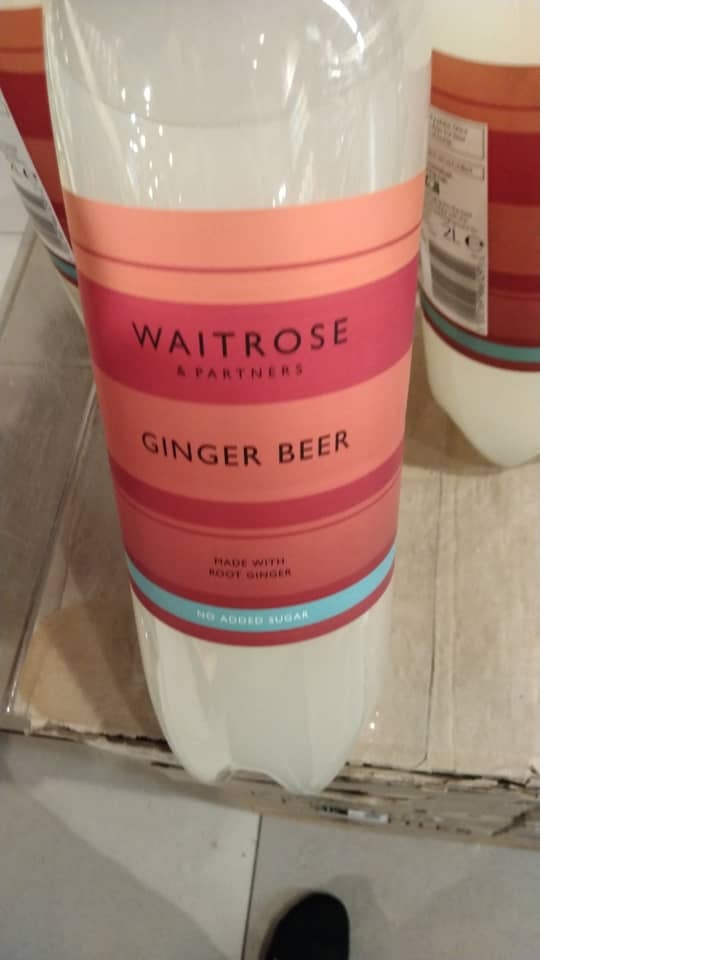 Waitrose & Partners Waitrose Ginger Beer, No Added Sugar 2 Liter ...