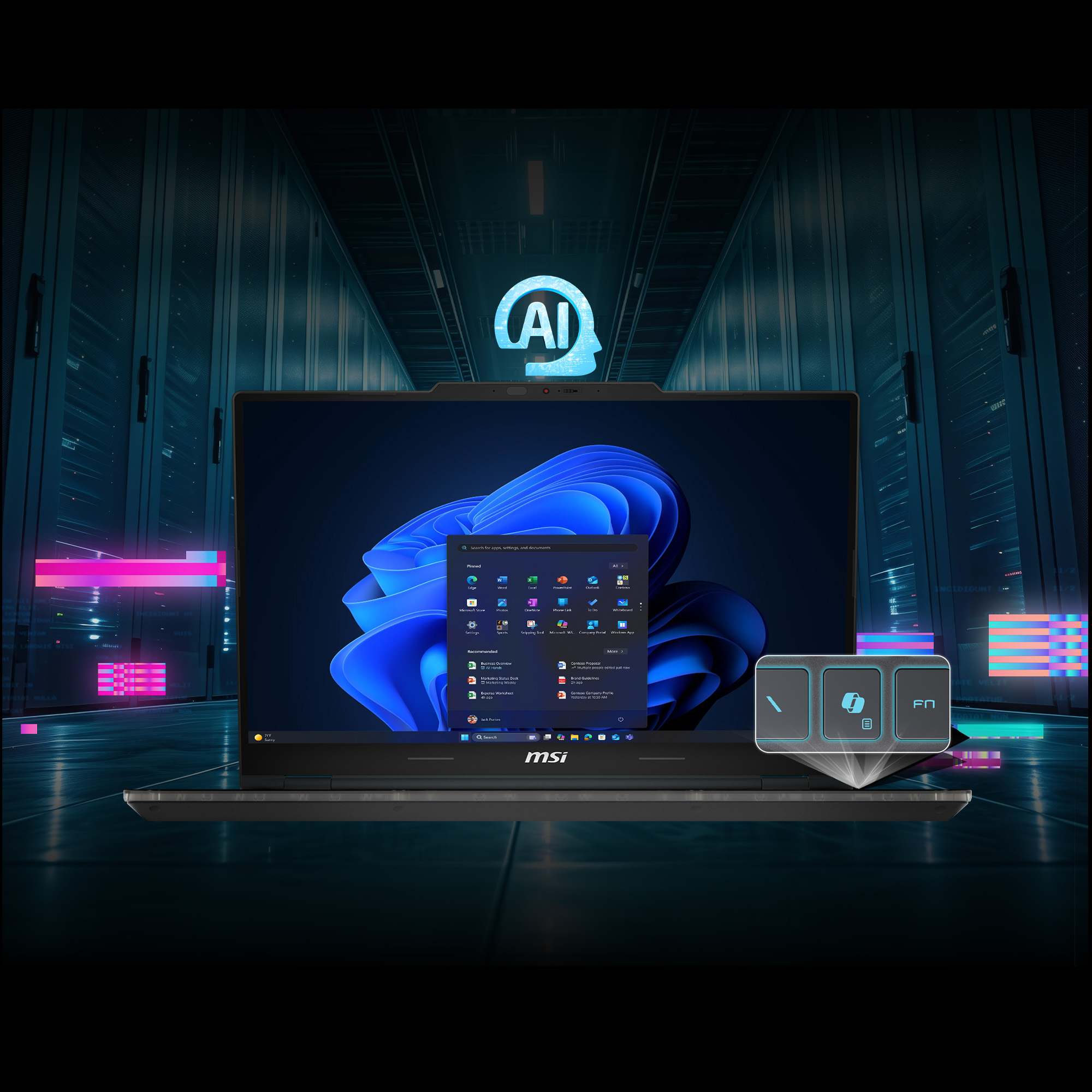 MSI Cyborg 17 B2RWFKG 037 (17.3" FHD IPS 144hz/C7-240H/16GB DDR5/512GB ...