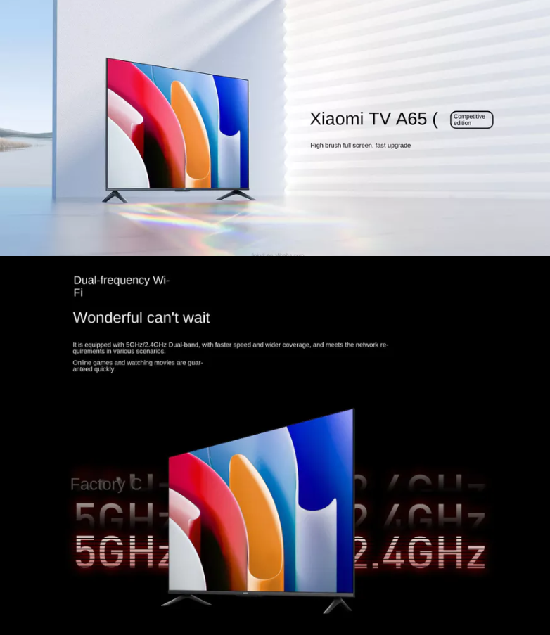 Xiaomi Redmi Smart TV A55 / A65 / A75 2025 Ver HyperOS LED 4K 120Hz HDR ...