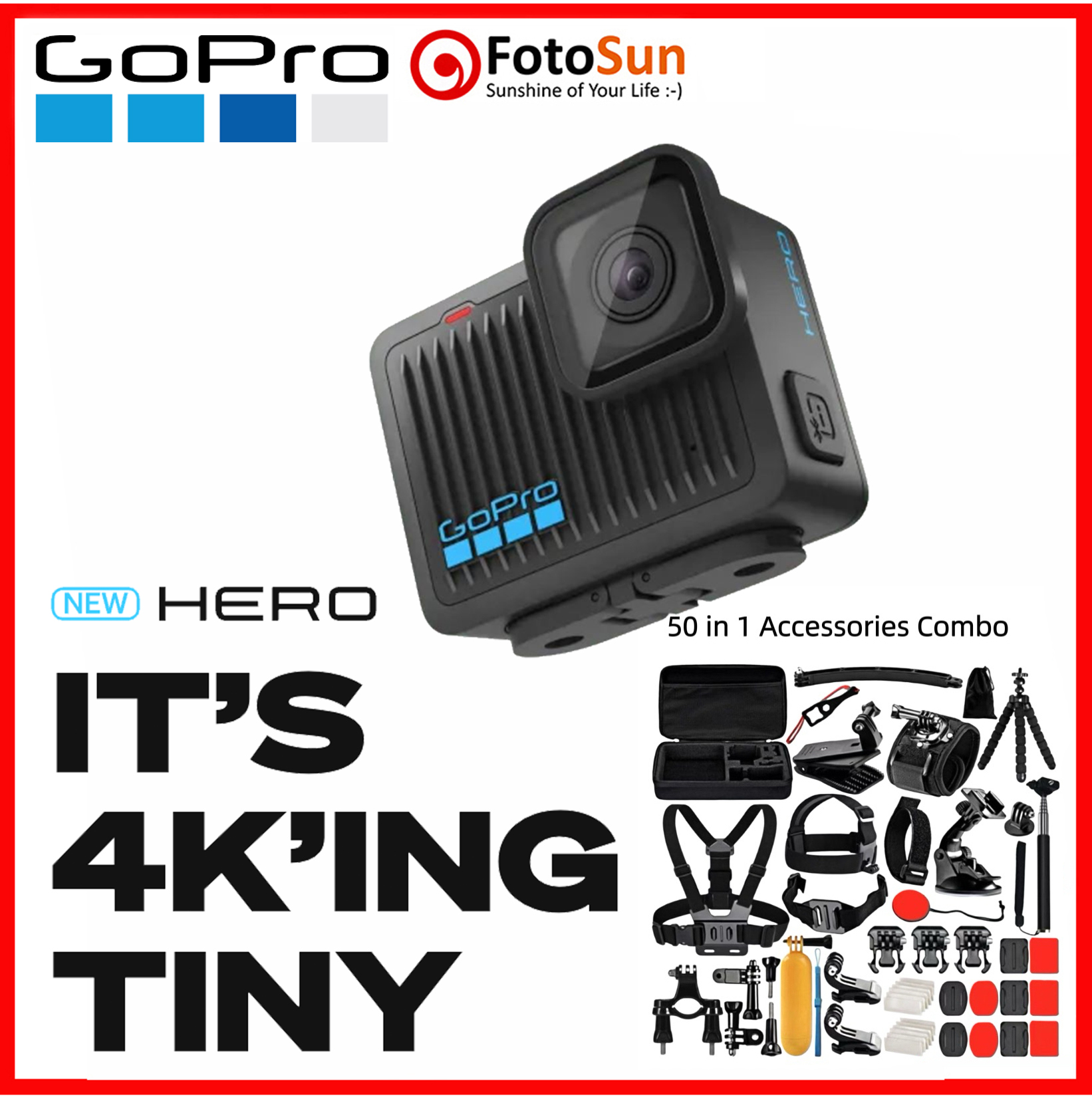 GOPRO HERO 4K action camera Hypoersmooth | Shopee Malaysia