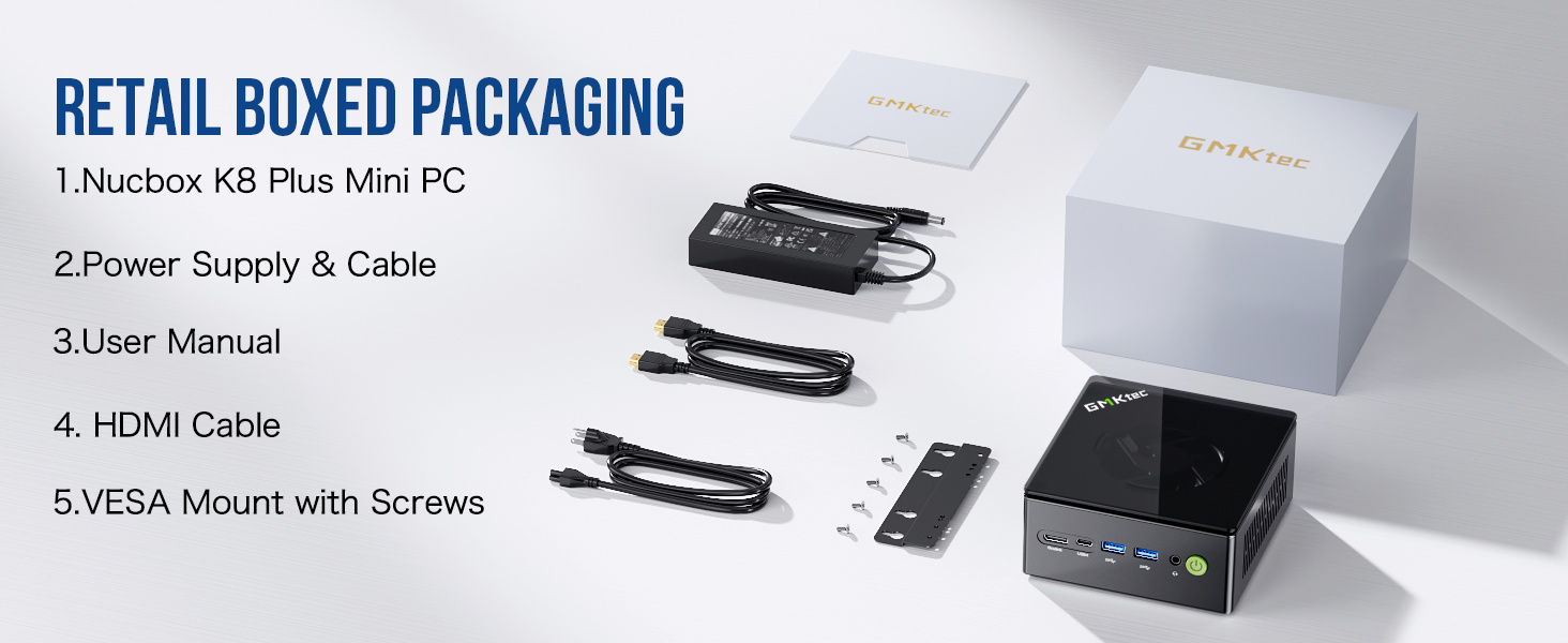 GMKtec K11 Mini PC K8 K9 AMD R9 8945HS DDR5 32G 1T Window 11 BT5.2 ...