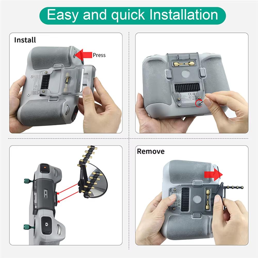 (🔥READYSTOCK🔥) ANTENNA BRACKET RANGE EXTENDER DJI RC/ RC PRO REMOTE ...