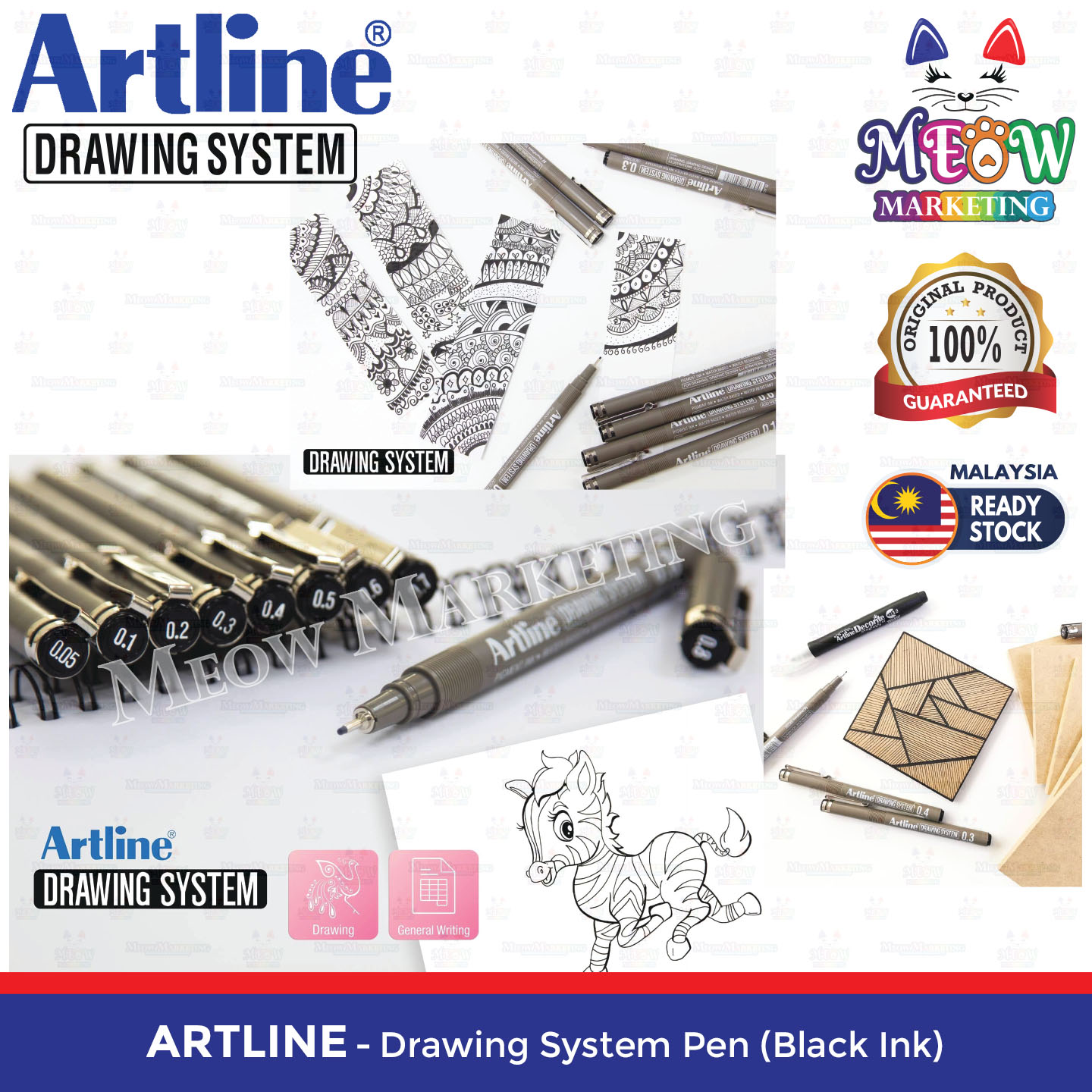 Artline Drawing System Pen Technical Drawing Pen Illustrator Document ...
