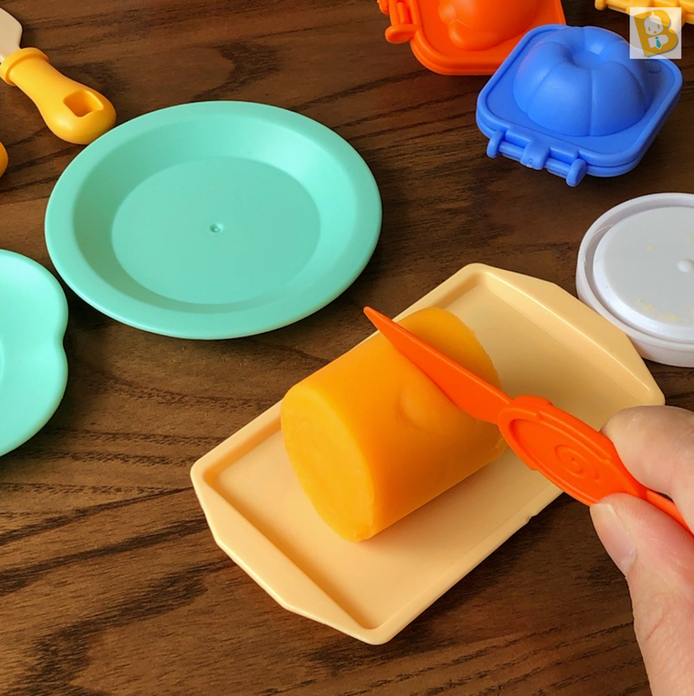 BabyBoss Birthday Cake Color Clay Mud Tools Kit with Candles Make Your ...