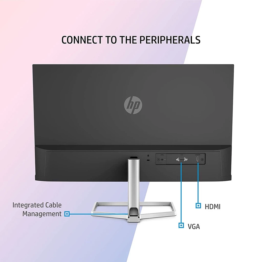HP M22f FHD Monitor / 21.5" IPS display / 3-sided micro-edge bezel ...