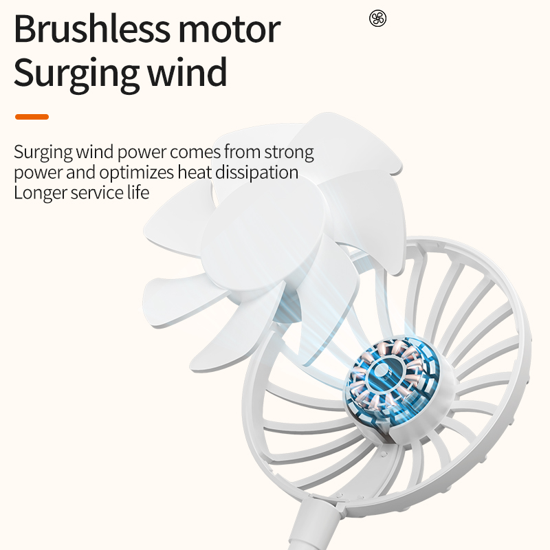 New summer desktop fan with wireless charging voice-activated desk lamp ...