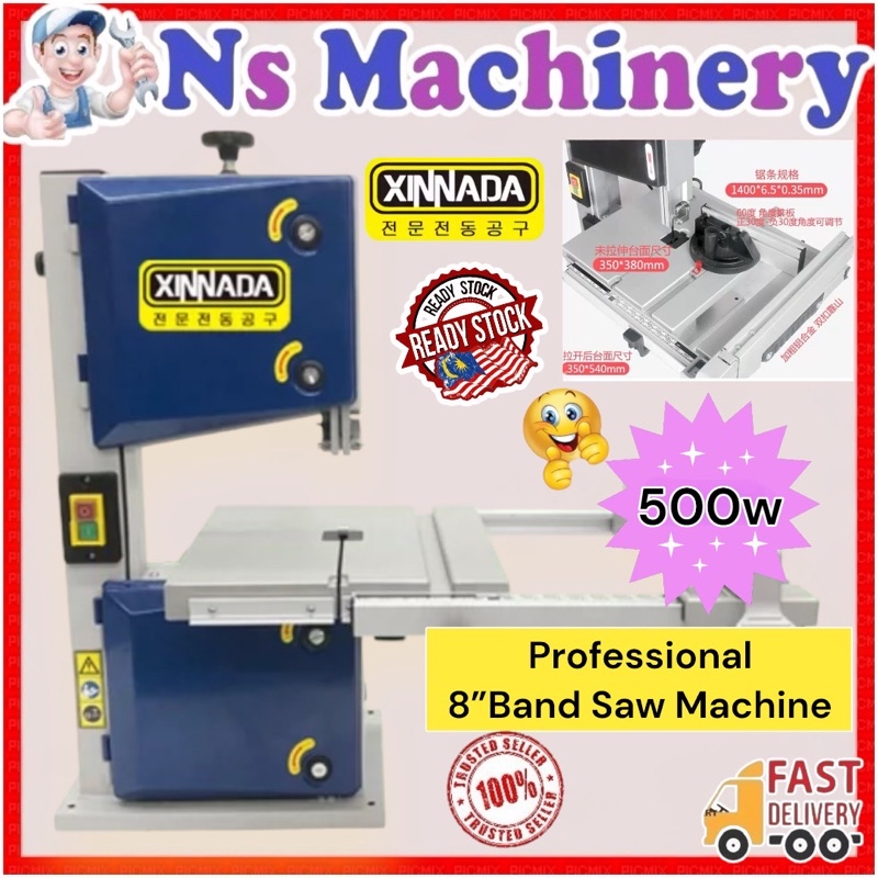 Xinnada Professional Band Saw Machine 500W / Woodworking Band-Sawing ...