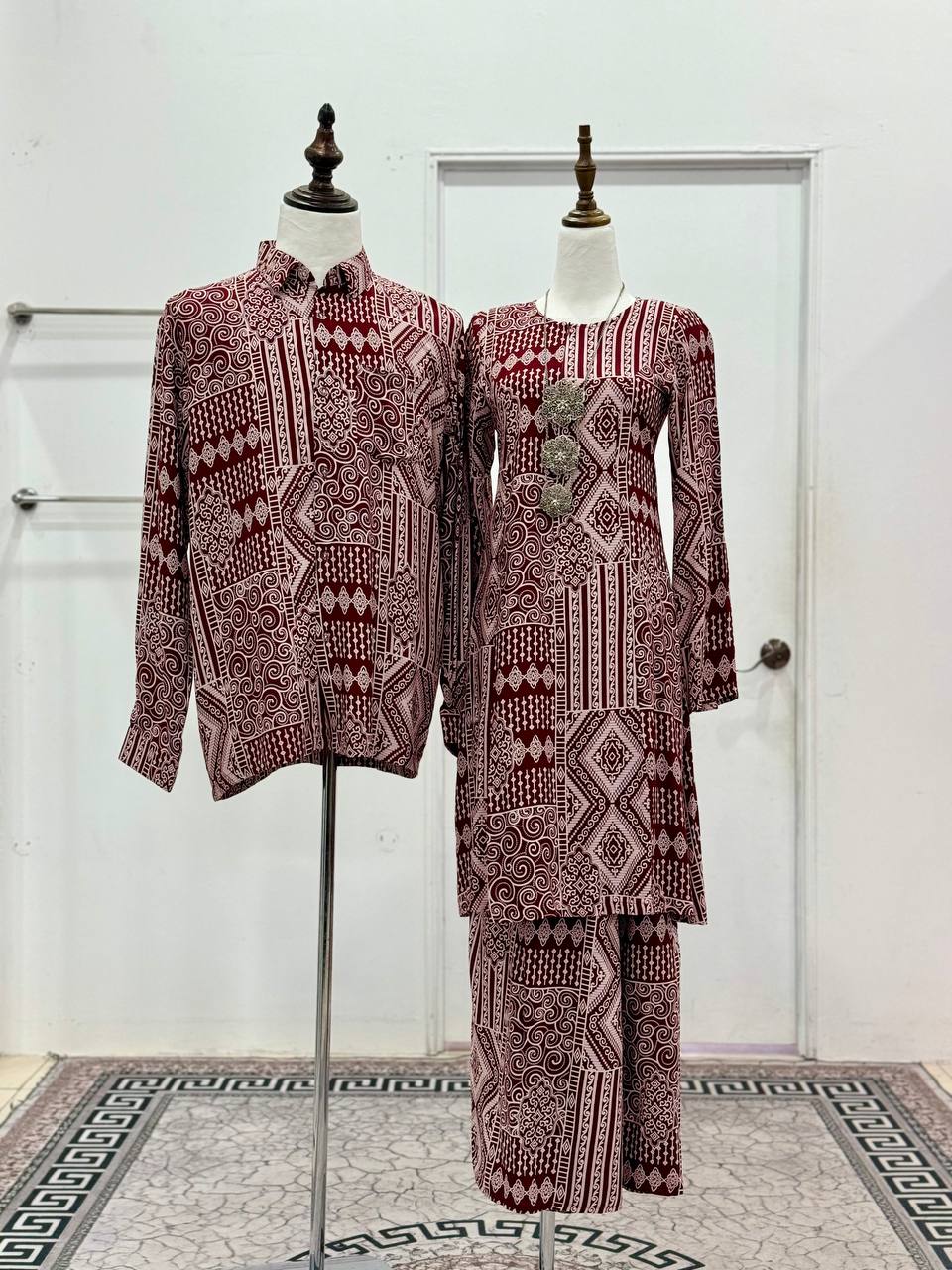 NEW COLLECTION BATIK/ SET SEDONDON KURUNG PAHANG / BATIK COTTON ...