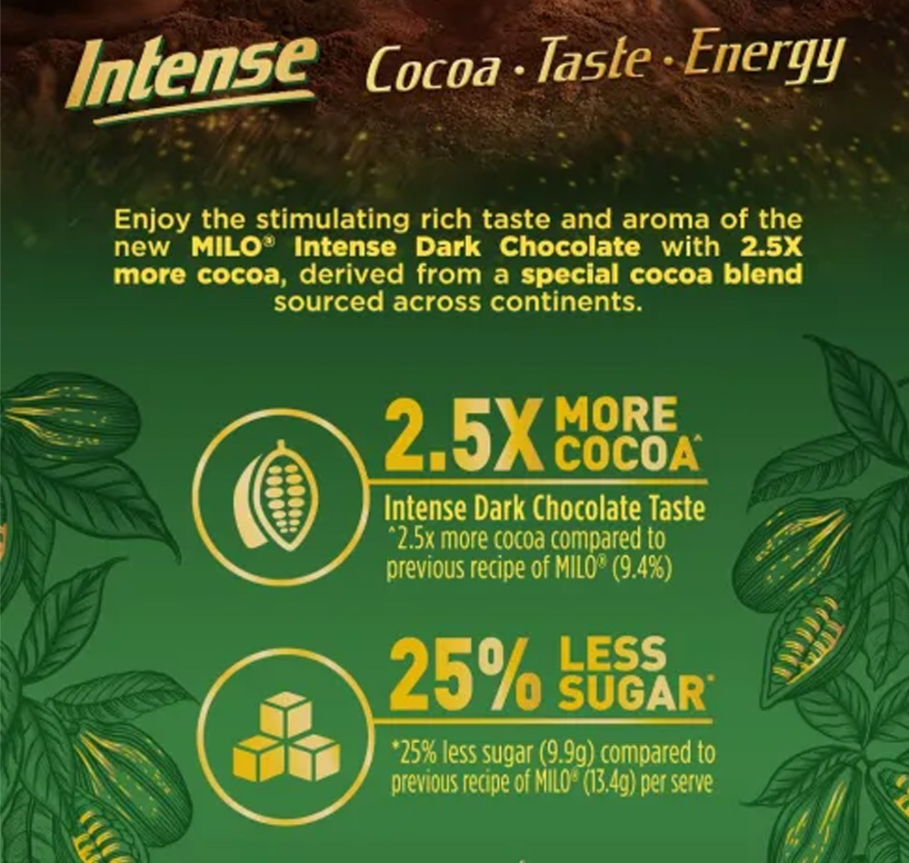 MILO® Intense Dark Chocolate 10 sticks (33g) | Shopee Malaysia