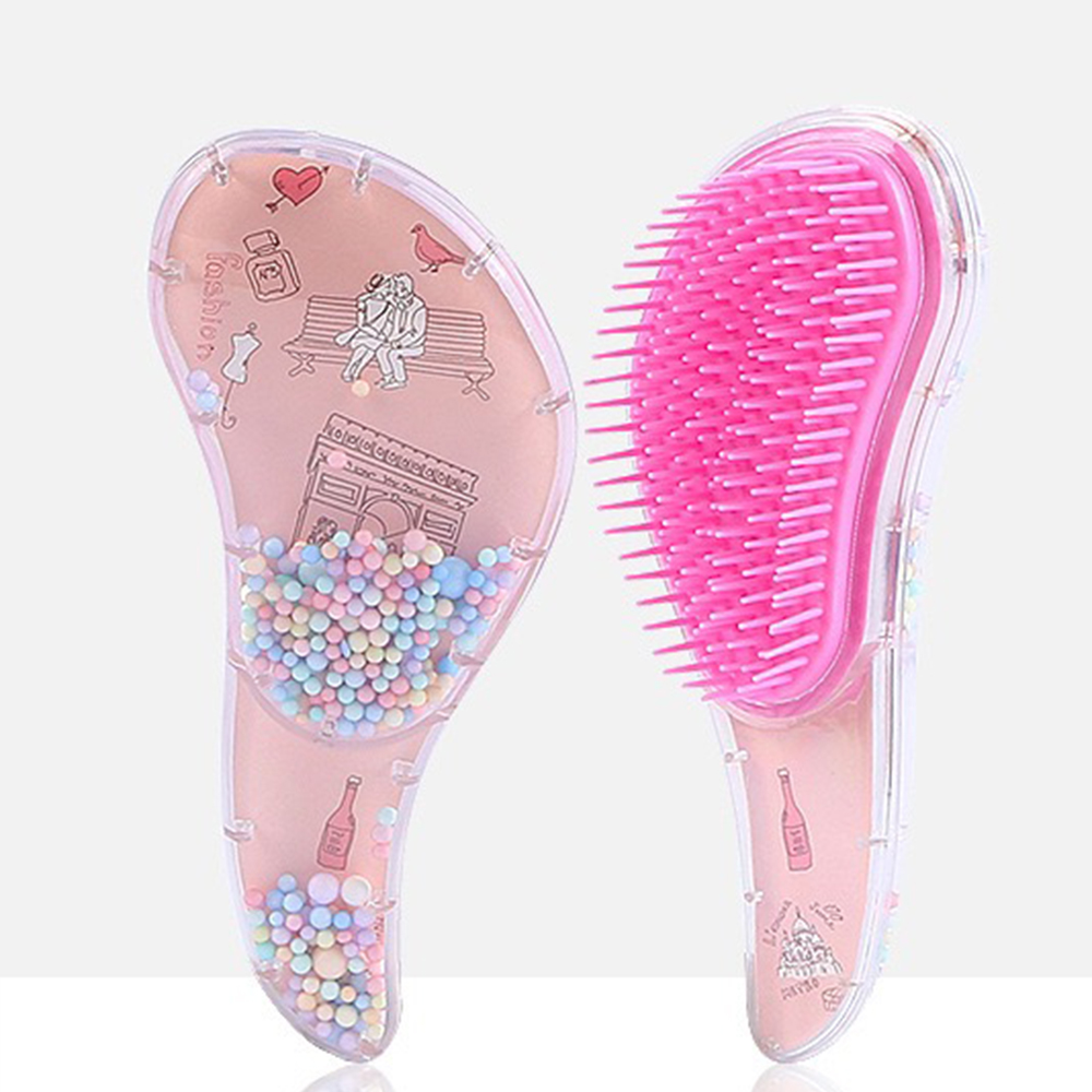 GODDESS Transparent bubble comb for massage and hair smoothing cute plastic cartoon | Shopee ...