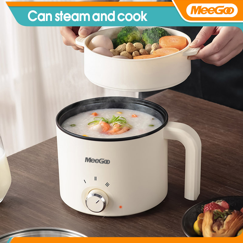 MeeGoo 1.8L Mini Electric Boiling Pot Large Capacity 600W High Power ...