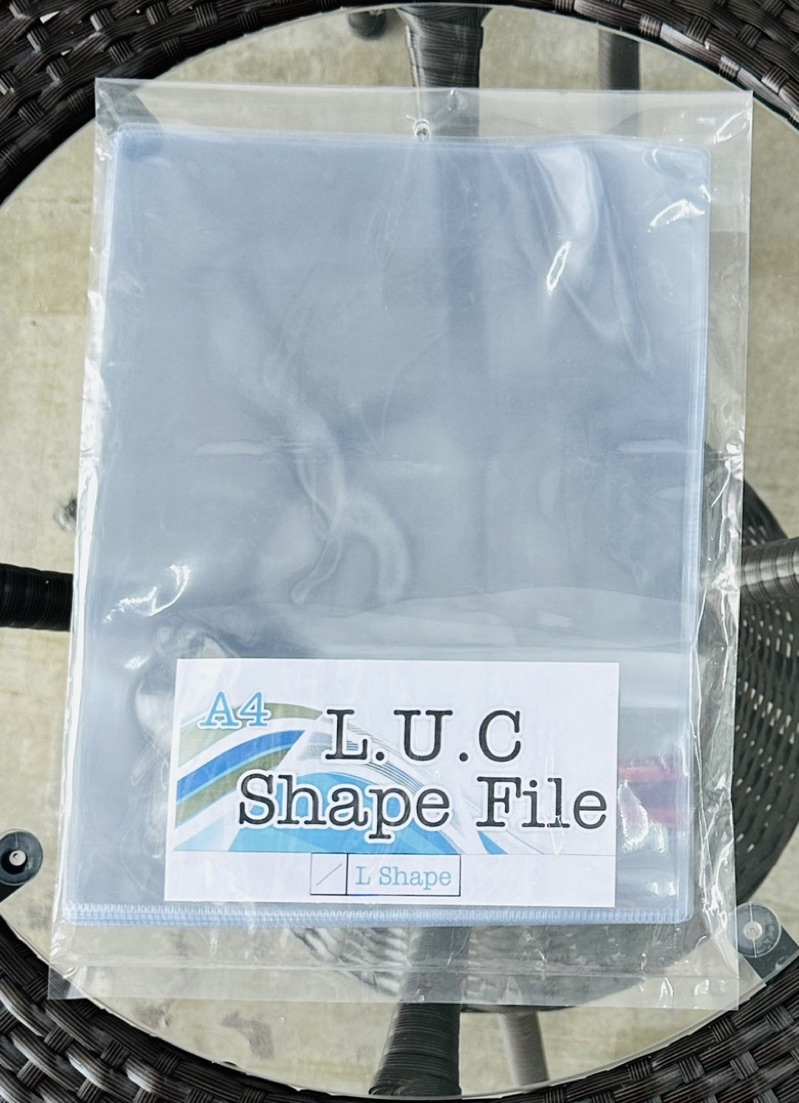 L SHAPE FILE (6PCS) / C SHAPE FILE (5PCS) A4 TRANSPARENT CLEAR HOLDER ...