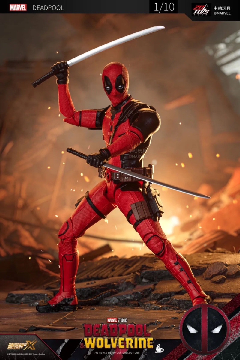 Deadpool Action Figure Original ZD Toys Deadpool 2024 Toys Collection ...