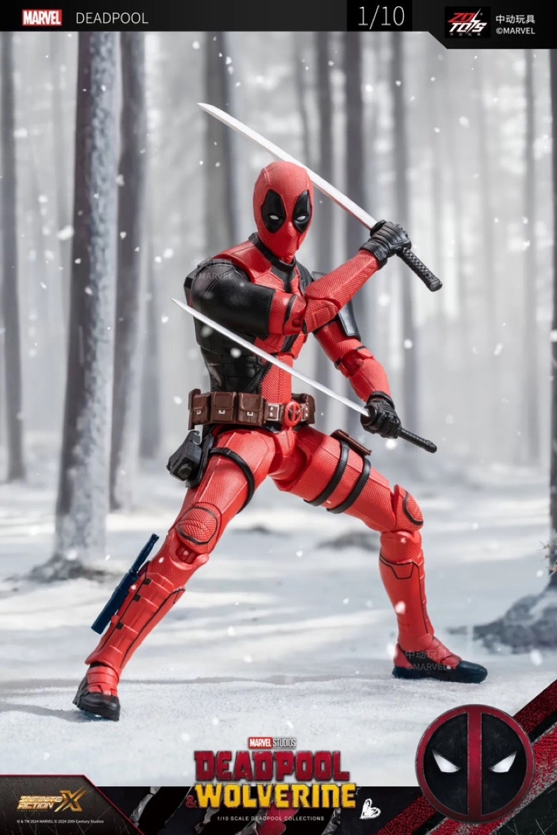 Deadpool Action Figure Original ZD Toys Deadpool 2024 Toys Collection ...