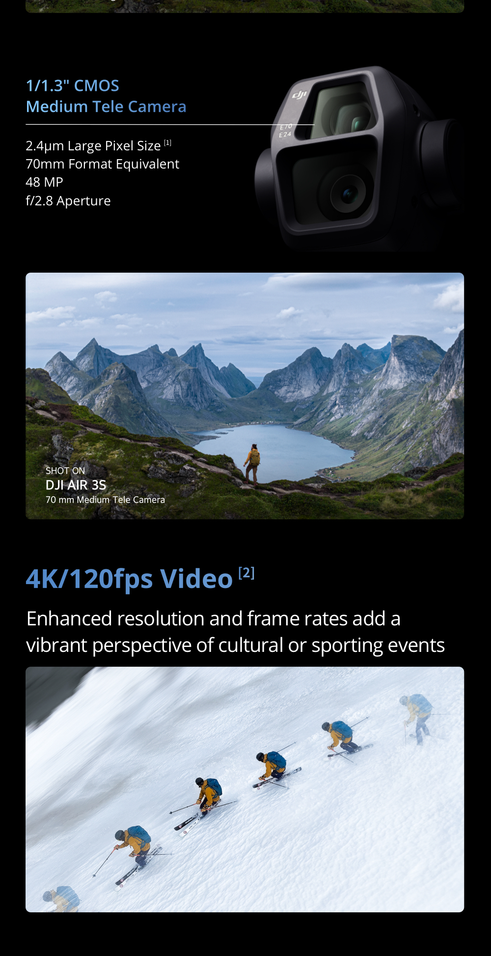 DJI Air 3S - Camera Drone | 1-inch COMS Primary Camera | Dual Camera 4K ...