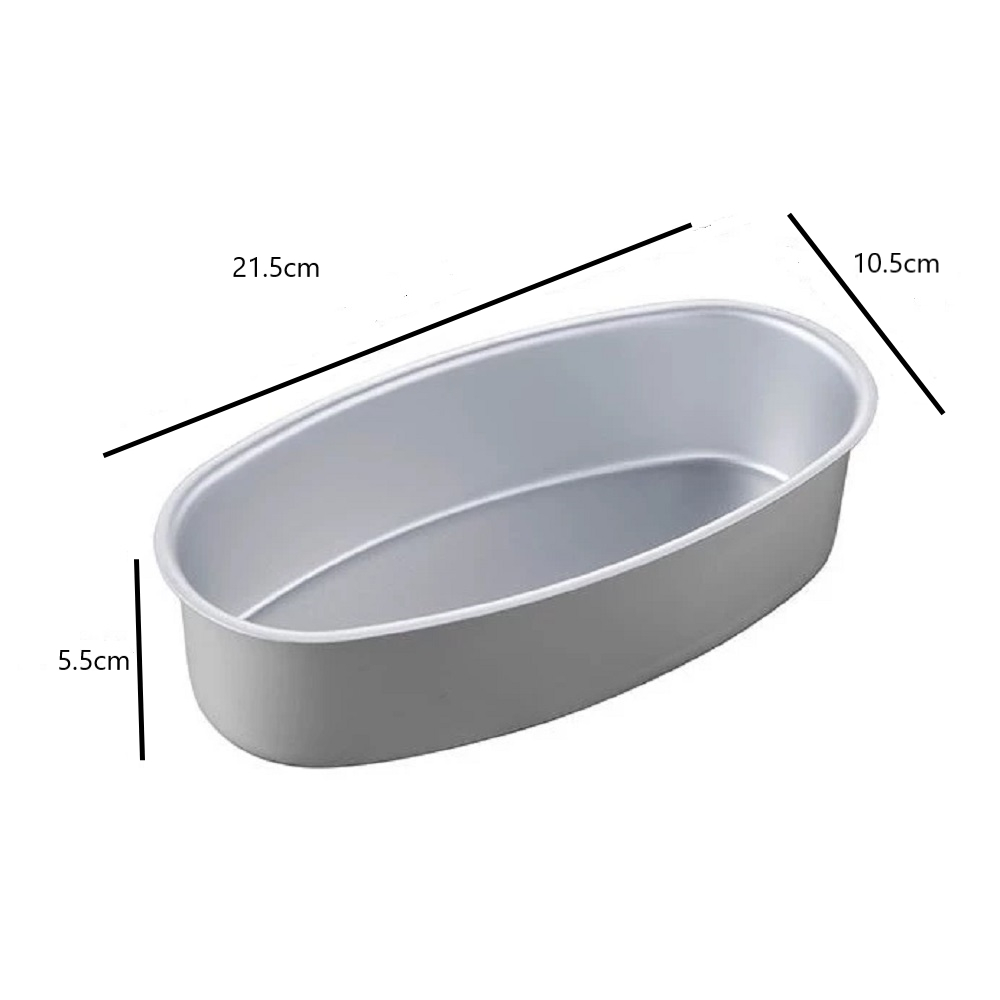 8" Non Stick Oval Shape Cheese Cake Mould 8" Oval Bread Mould 8" Cheese ...