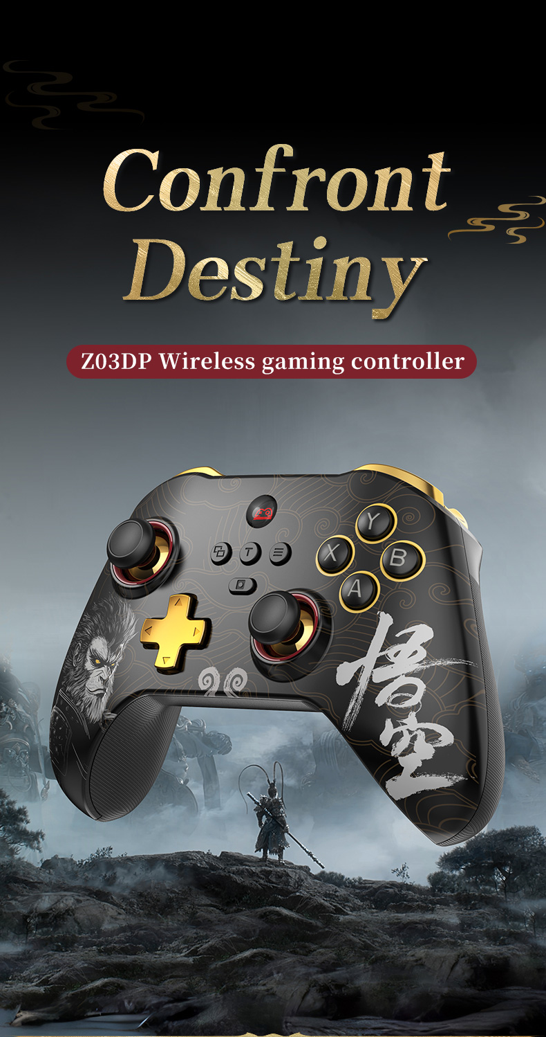 Z03DP Wireless Gaming Controller 2.4G USB + Bluetooth Gamepad Android ...