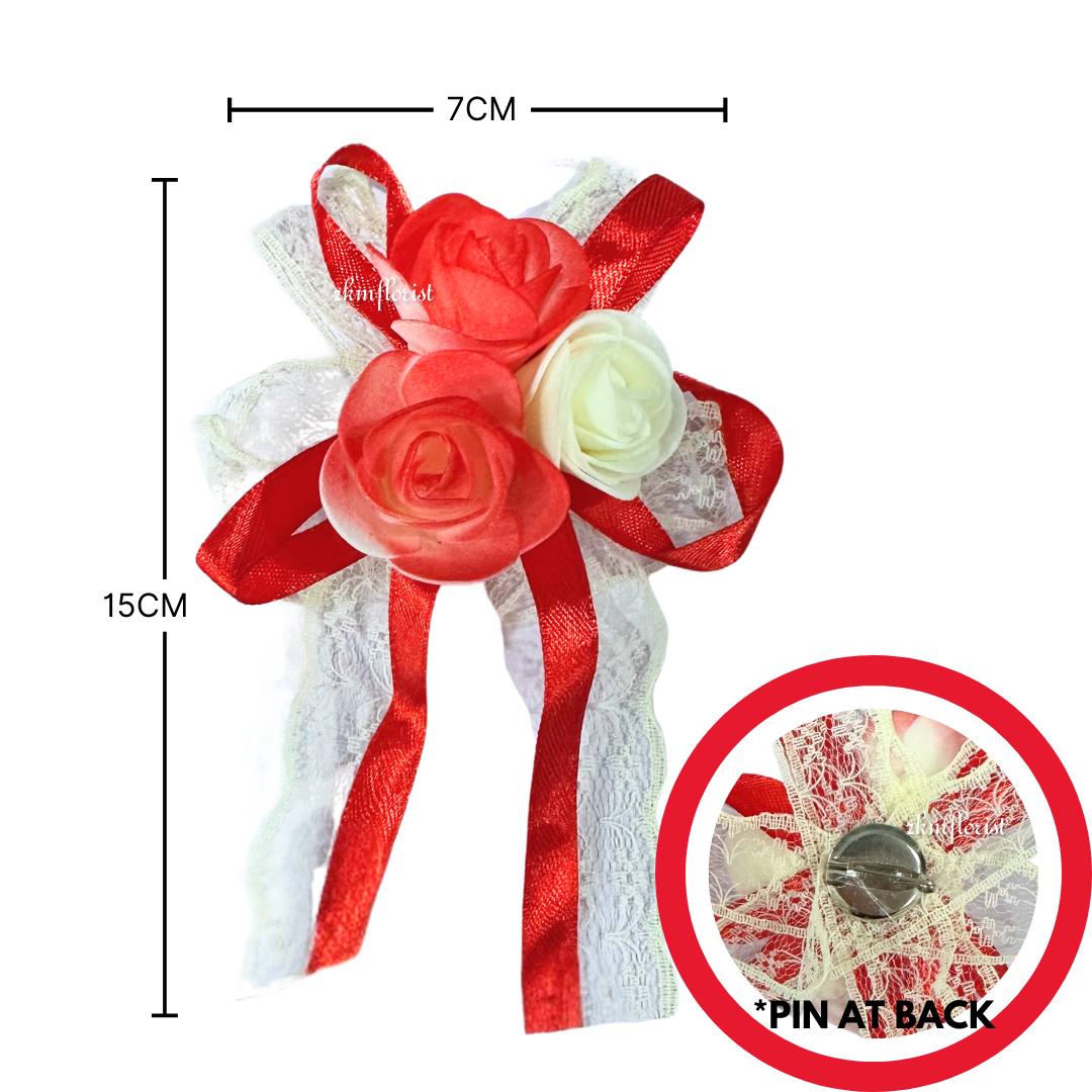 (10PCS) ROZET BUNGA Kendarat Rewang Kahwin kenduri jamuan hantaran ...