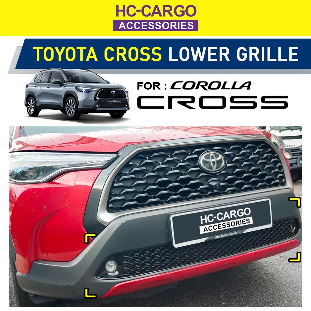 TOYOTA Corolla Cross Front Lower Grille With Painted Gloss Black ...