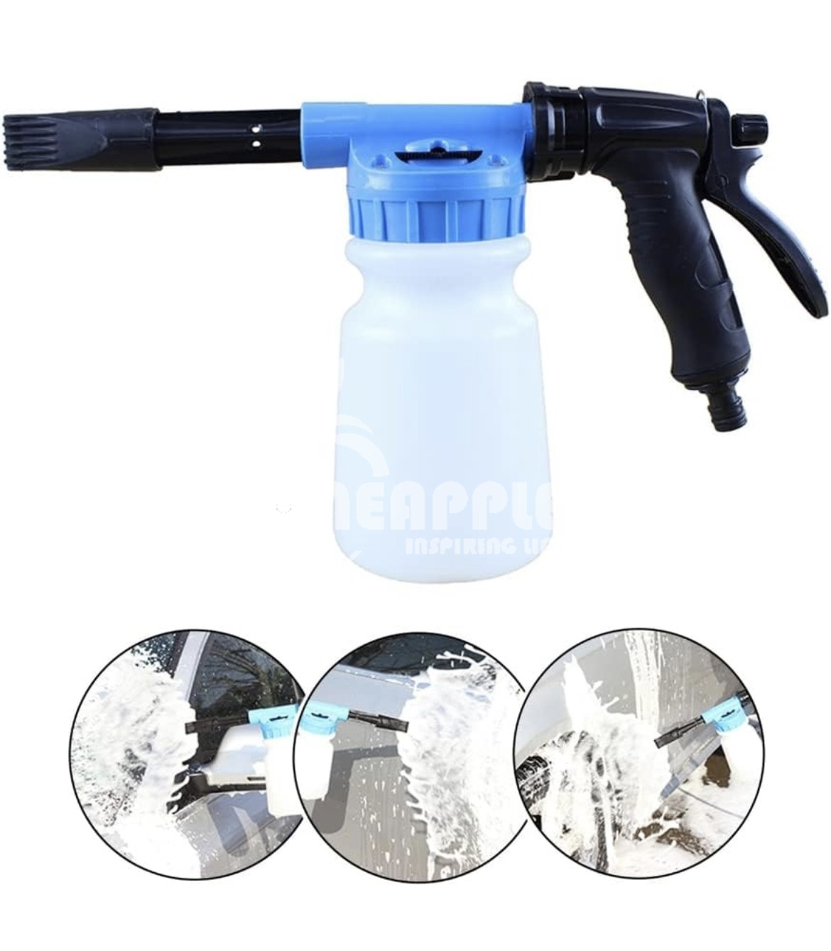 ONEAPPLE.MY Stronger Foam LT Spray Gun With POT-Blue 900ML for Garden ...