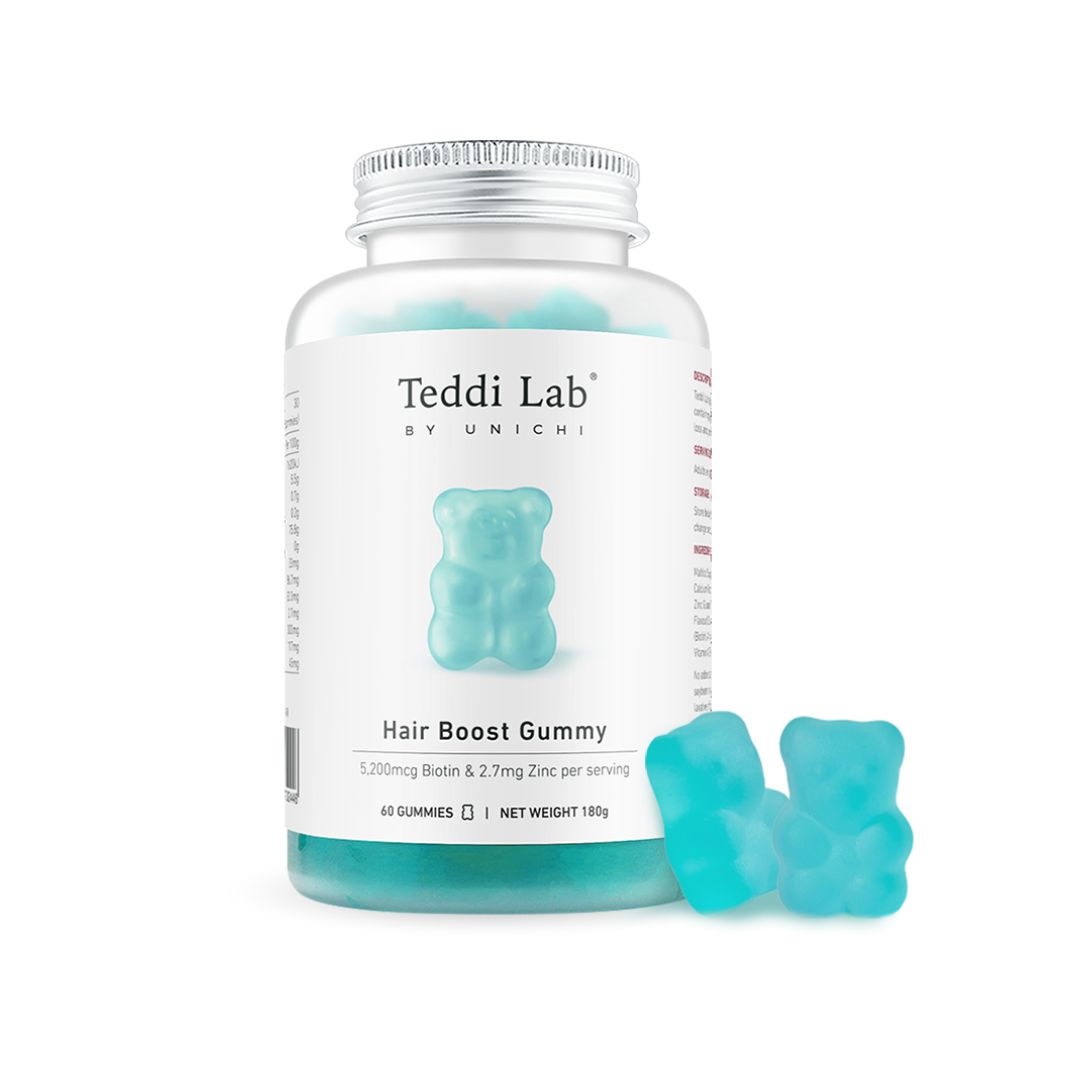 Unichi Teddi Lab Hair Boost / Immune Defence / Rose Iron / Collagen ...