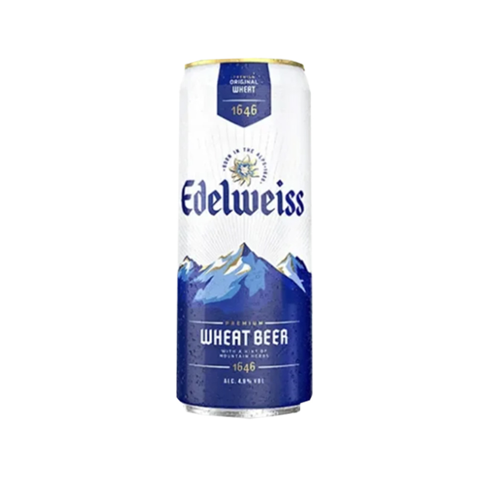 Edelweiss Sleek Can Prem Collar x 4 cans x 6 packs (1 Carton) | Shopee ...
