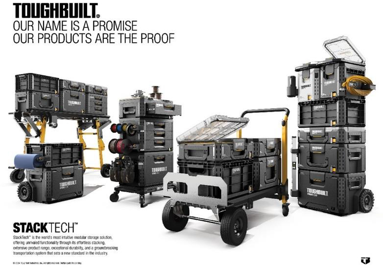 TOUGHBUILT StackTech 3PC Rolling Modular Storage Tool Box System Combo Set Heavy Duty | Shopee ...