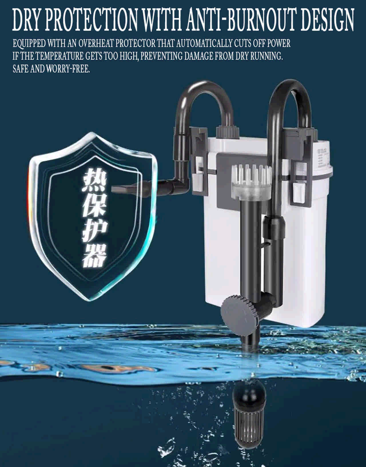 Aquarium Sunsun Hanging Filter With Skimmer XBL-400 XBL-500 XBL-600 ...