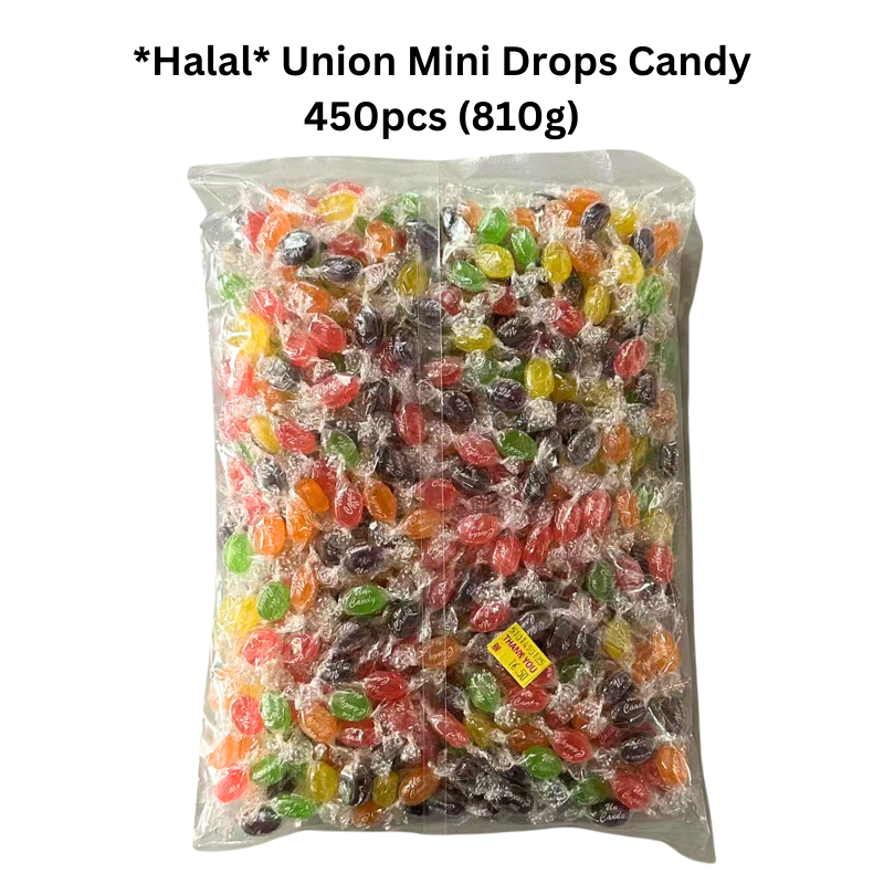 *Halal* Union Mini Drops Candy 450pcs (810g) | Shopee Malaysia
