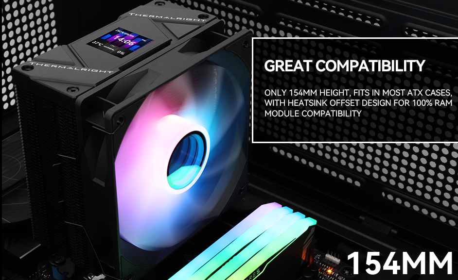 THERMALRIGHT AS120 Assassin Spirit 120 Vision ARGB Black / White ...