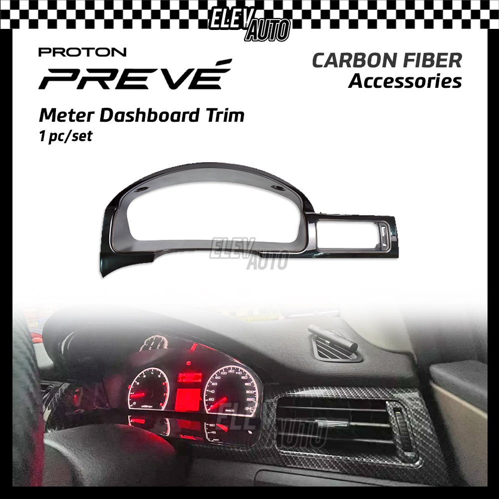 Proton Preve CARBON FIBER Interior Exterior Accessories Trim Steering ...
