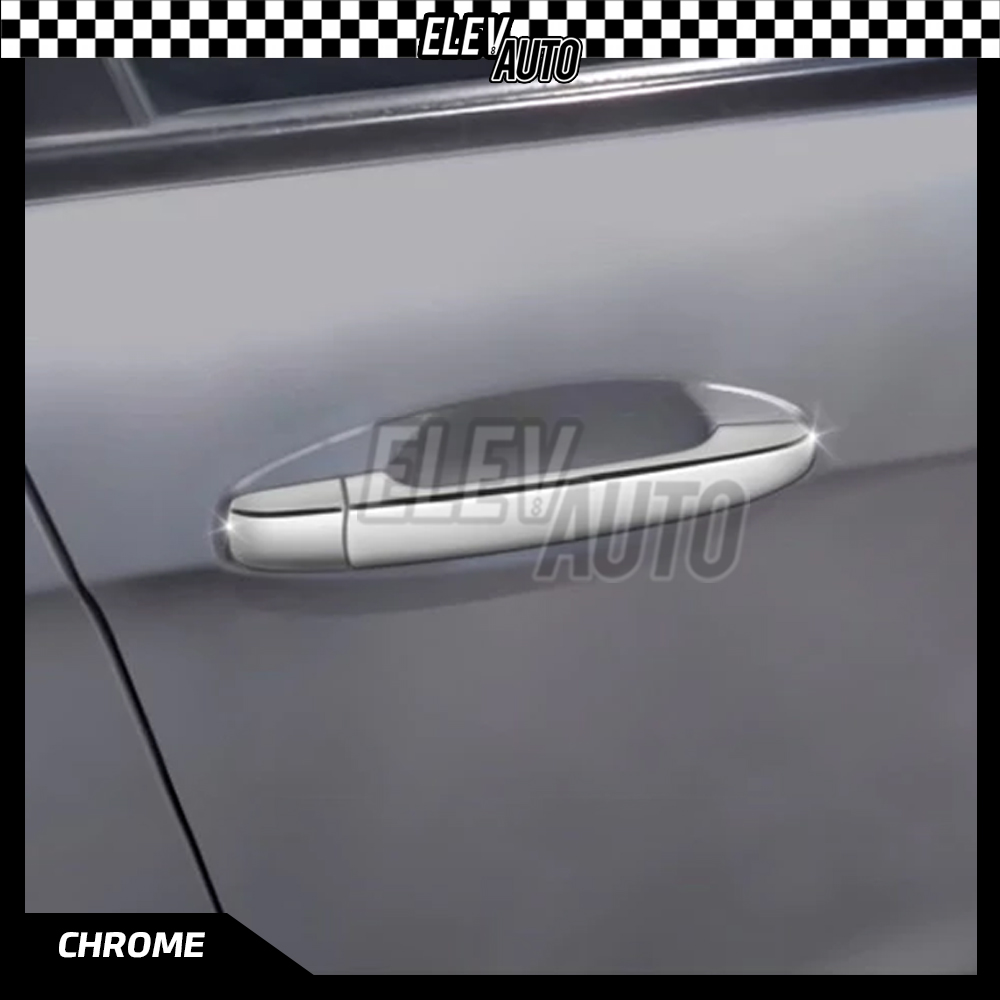 Proton Preve Door Handle Cover Trim Carbon Chrome Black Bodykit Garnish ...