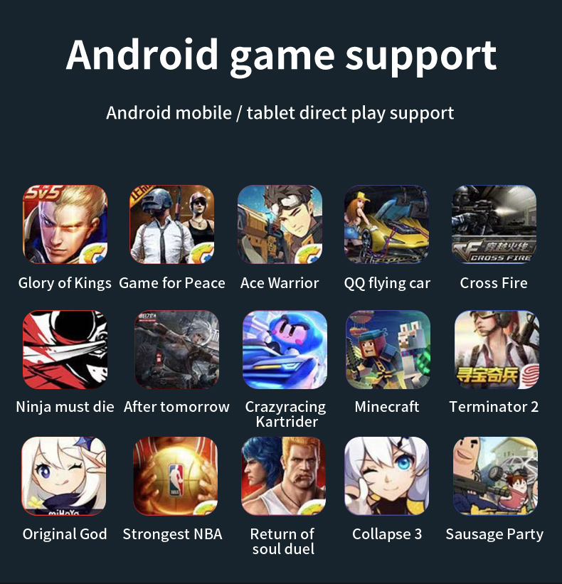 S03 Wireless Gaming Controller Bluetooth + USB 2.4G Support Android I0S ...