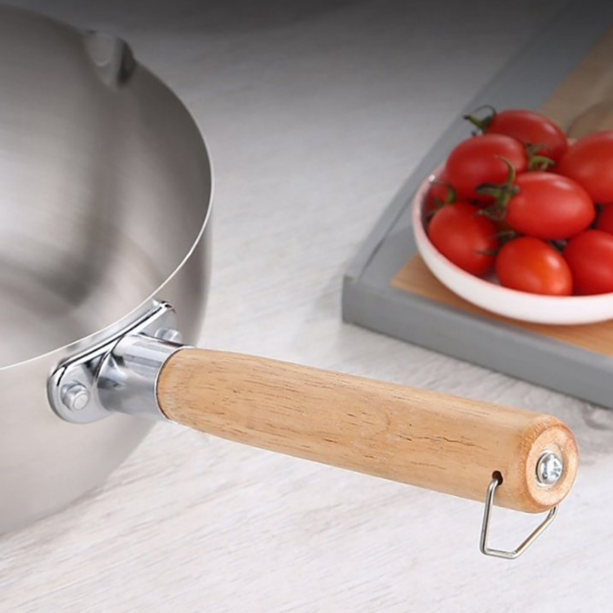 ZPLUS Japanese Stainless Steel Snow Pan Sauce Pan Soup Pot Milk Pot ...