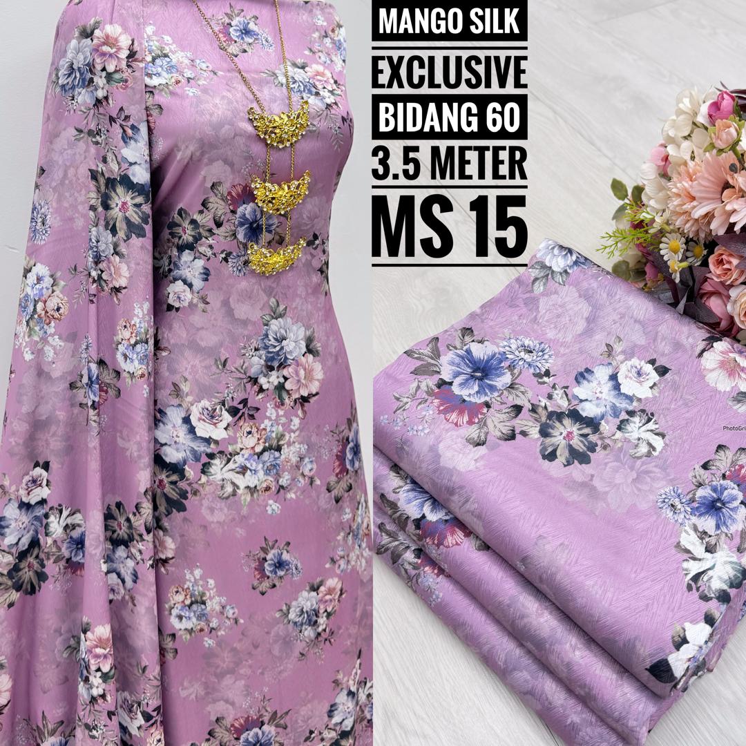 Mango Silk. Kain Murah, Kain Salesah, Kain Baru ,Kain Mango,Ready Stoke ...