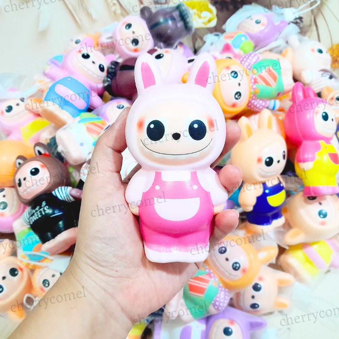 1pcs Butterscotch Scented Labubu Squishy Toy Stress Relief Fidget Toys ...
