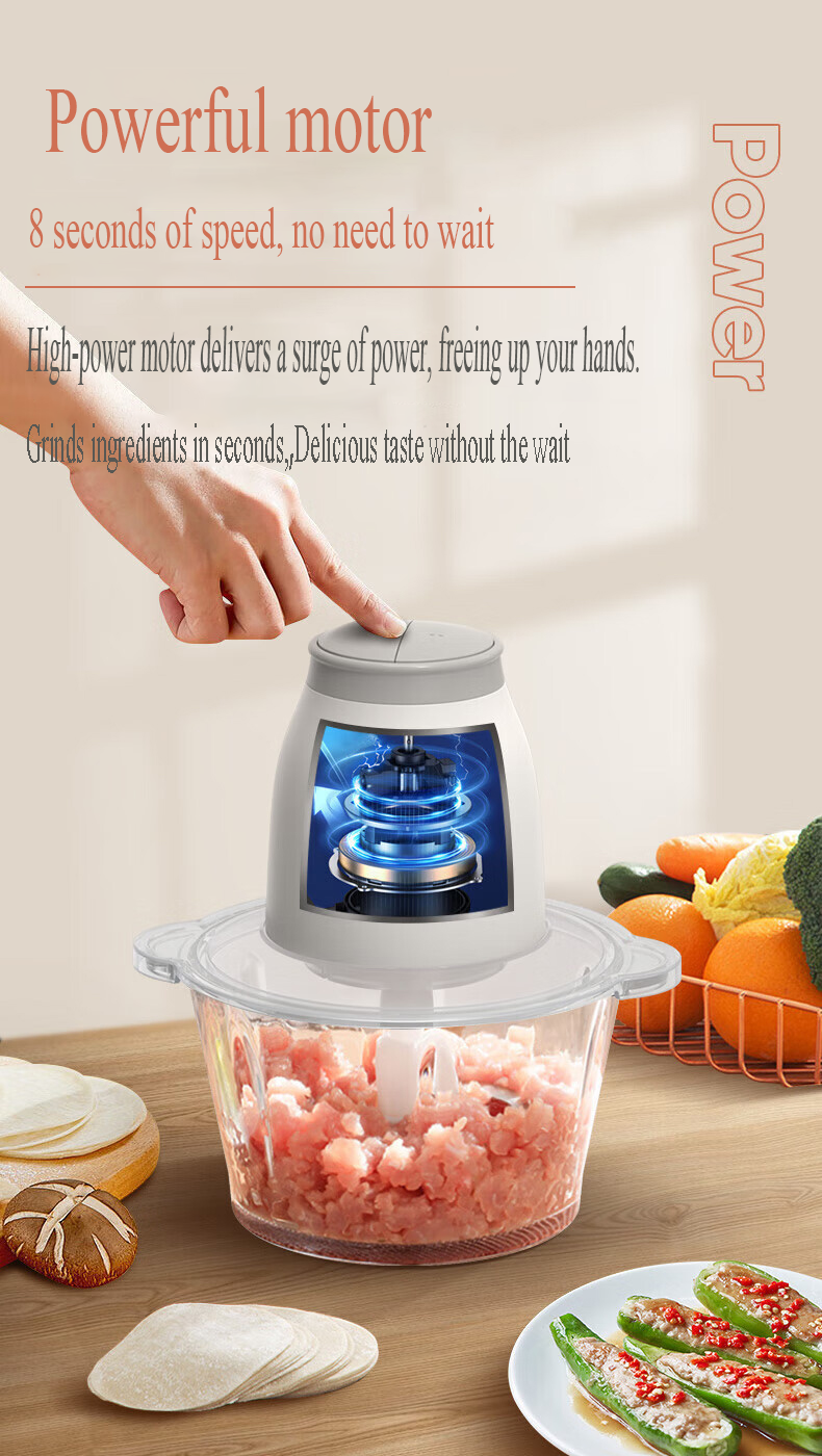 Cornell Thickened-glass Chopper Blender 250W Two-speed 4-Blades｜CMC ...