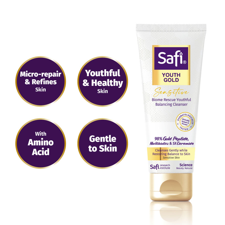 [Buy1Free2] SAFI Youth Gold Sensitive Skin Barrier Repair Light Serum ...