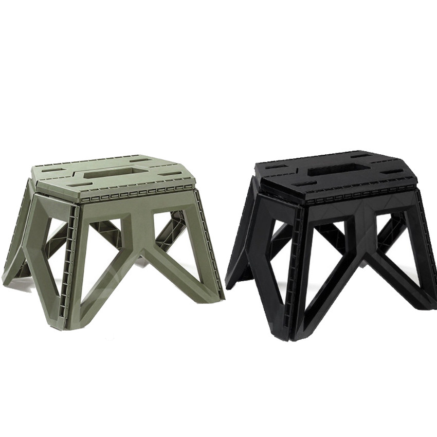 Foldable Step Stool Tall Holds Up to 120kg Plastic Foldable Step Stool ...