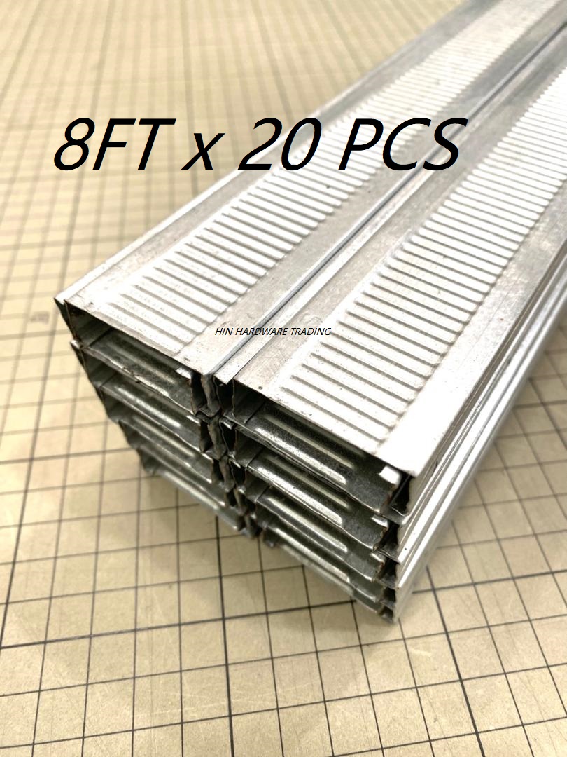 35mm x 8FT x 20pcs Besi Plaster Siling | Shopee Malaysia