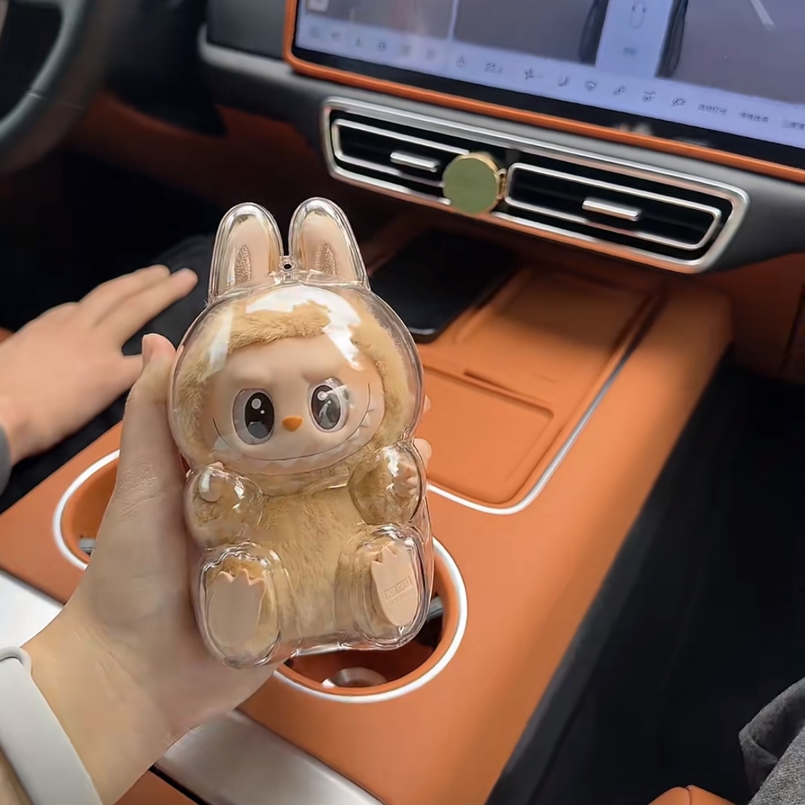 Labubu cover protective case protector transparent casing 拉布布保护壳 防尘 保护套 ...