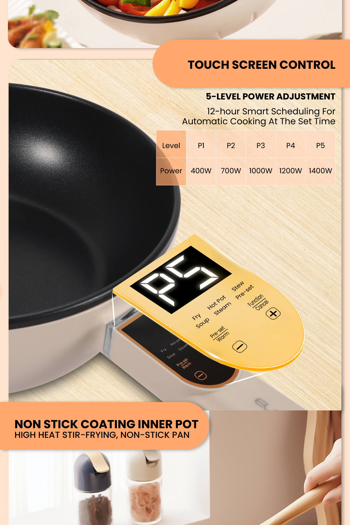 Electrova 2 in 1 Multi-Function Cooker Pot 4L iCook Series | Shopee Malaysia